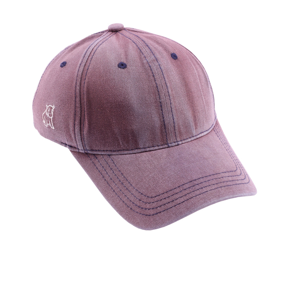 Purple Denim Washed Cap – CAPSHAP